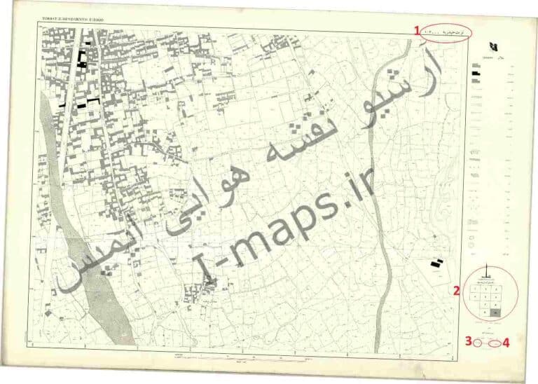نقشه هوایی سال 1342 و روستايي دانلود عکس هوایی سال 1346